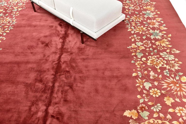 Vintage Chinese Nichol Rug For Sale at 1stDibs