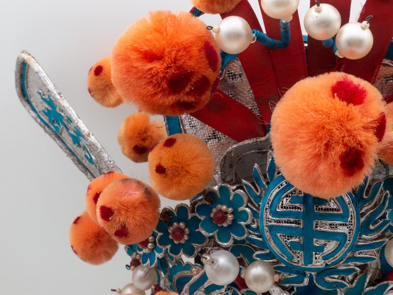 Vintage Chinese Opera Theatre Headdress, Early 20th Century at 1stDibs