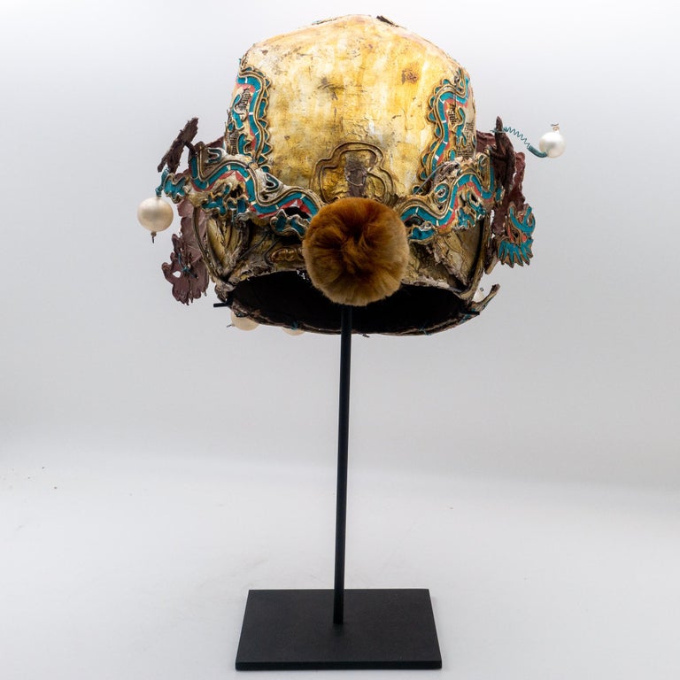 Vintage Chinese Opera Theatre Headdress, Early 20th Century at 1stDibs