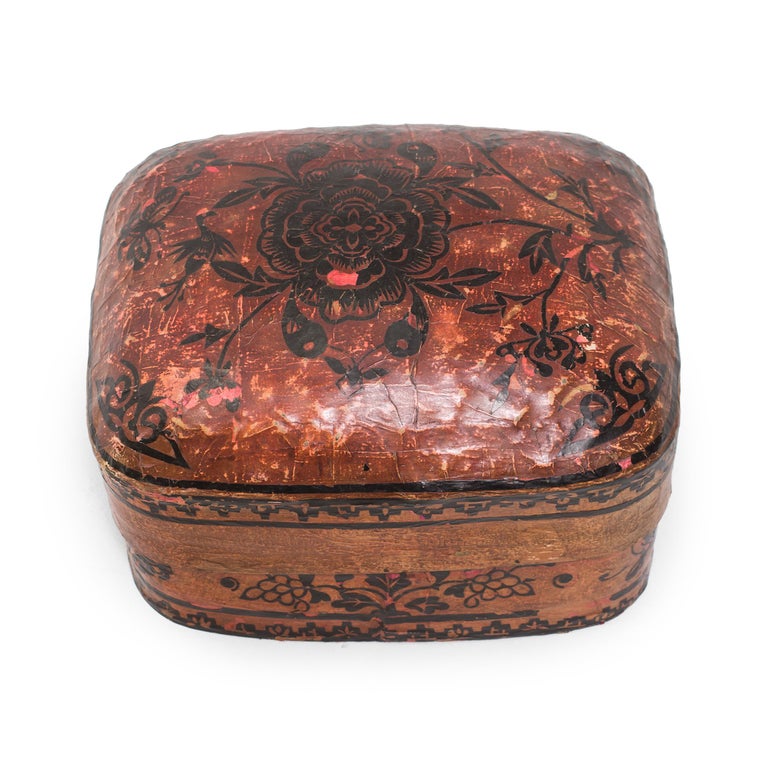 Vintage Chinese Papier-Mâché Box at 1stDibs | the box