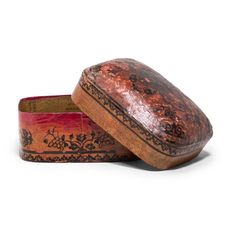 Vintage Chinese Papier-Mâché Box at 1stDibs | the box