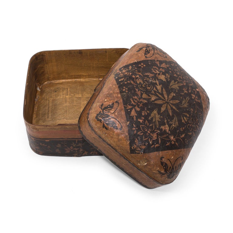 Vintage Chinese Papier Mâché Box at 1stDibs
