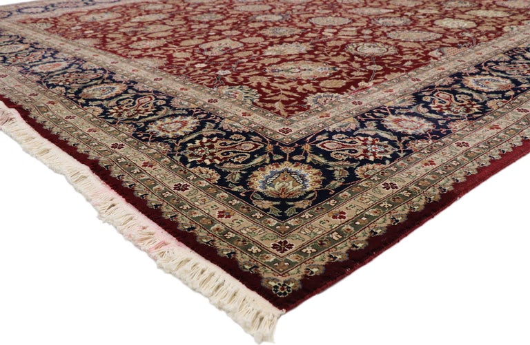 Vintage Chinese Persian Tabriz Design Rug with Colonial and Federal ...