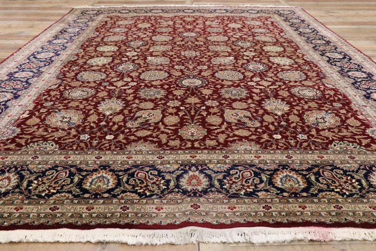 Vintage Chinese Persian Tabriz Design Rug with Colonial and Federal ...