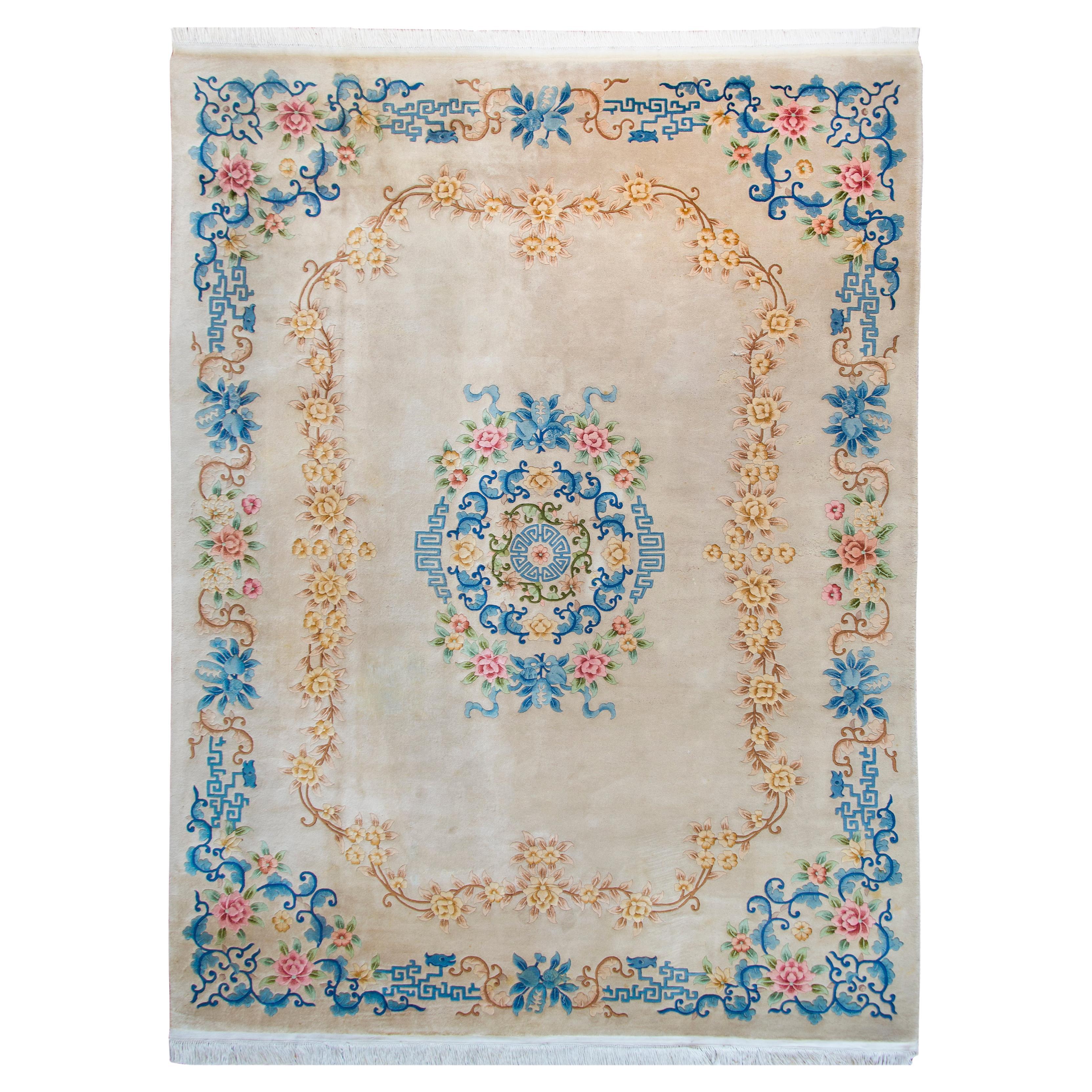 Vintage Chinese Rug For Sale at 1stDibs