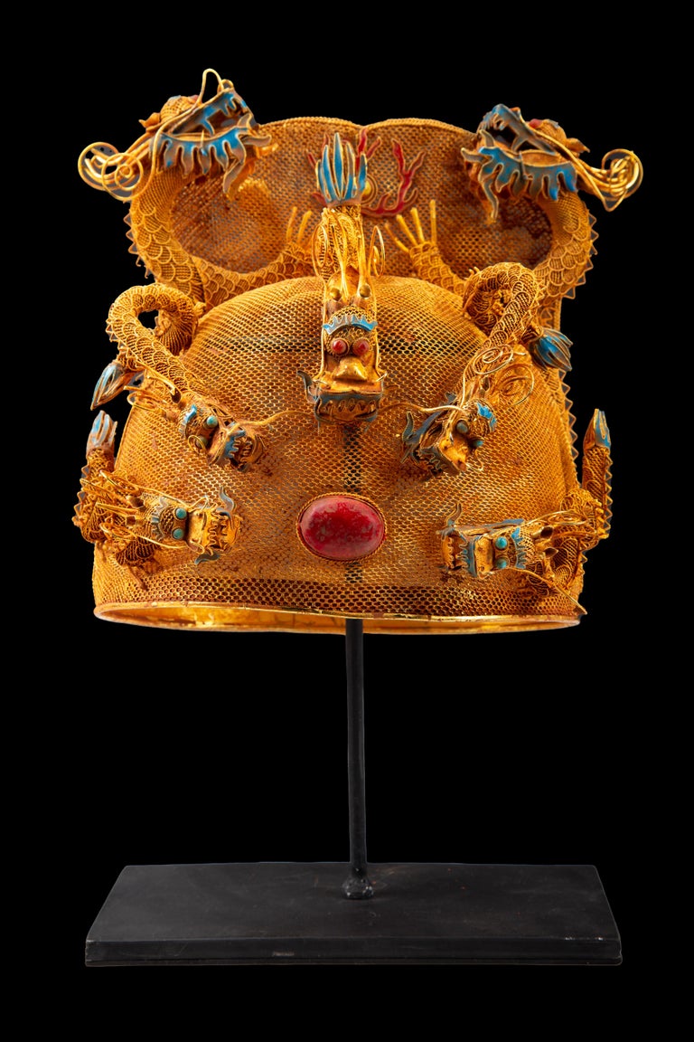 Vintage Chinese Theatre Headdress For Sale at 1stDibs