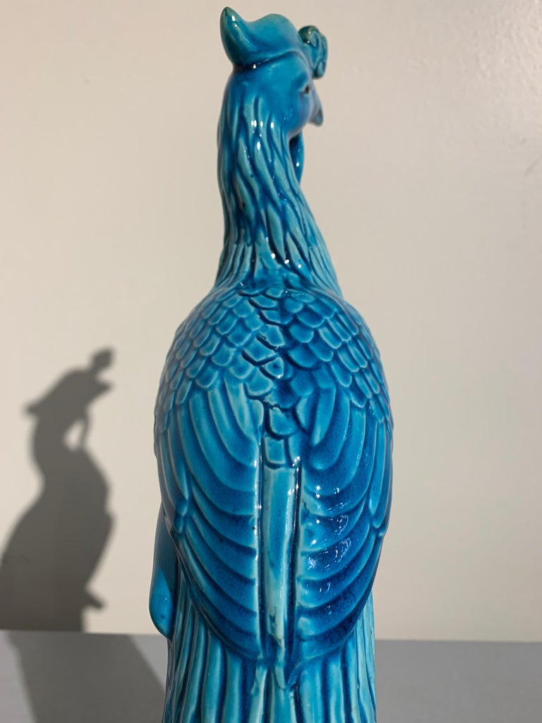 Vintage Chinese Turquoise Glazed Phoenix, Mid-20th Century, China at ...