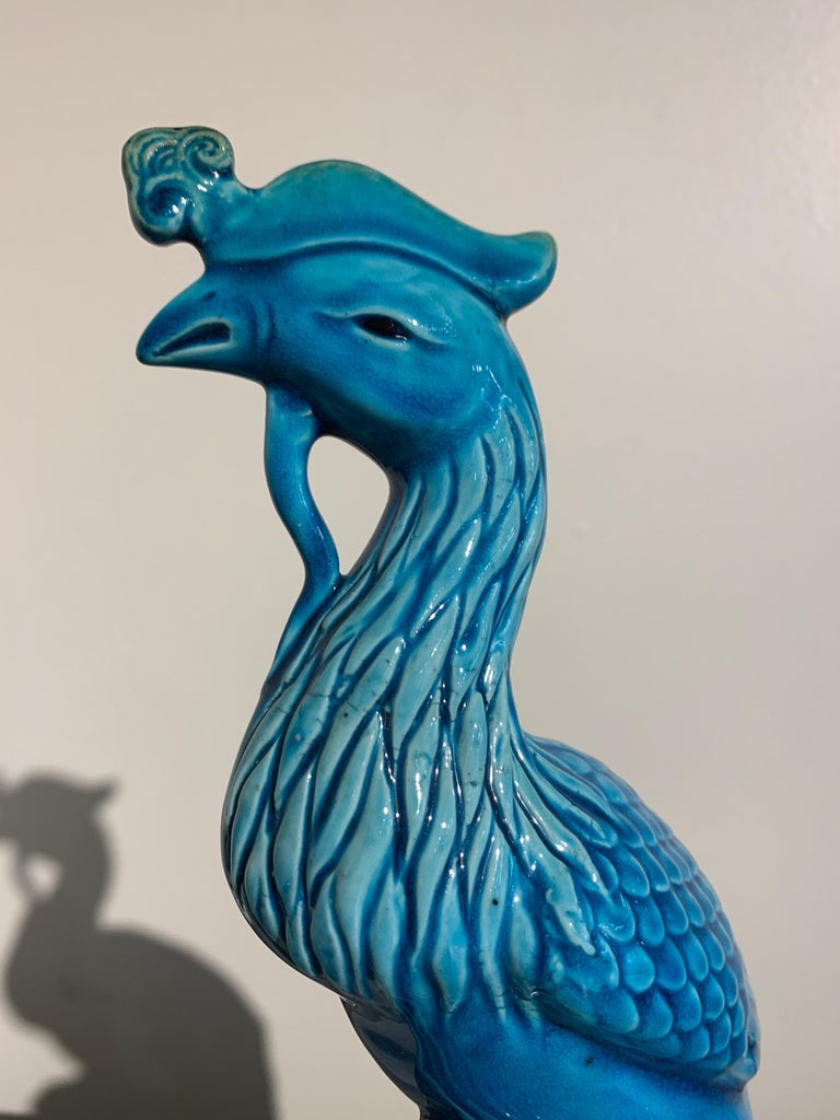 Vintage Chinese Turquoise Glazed Phoenix, Mid-20th Century, China at ...