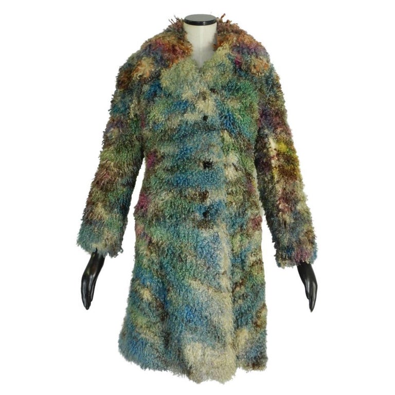 Vintage Chloe Multicolor Coat For Sale at 1stDibs
