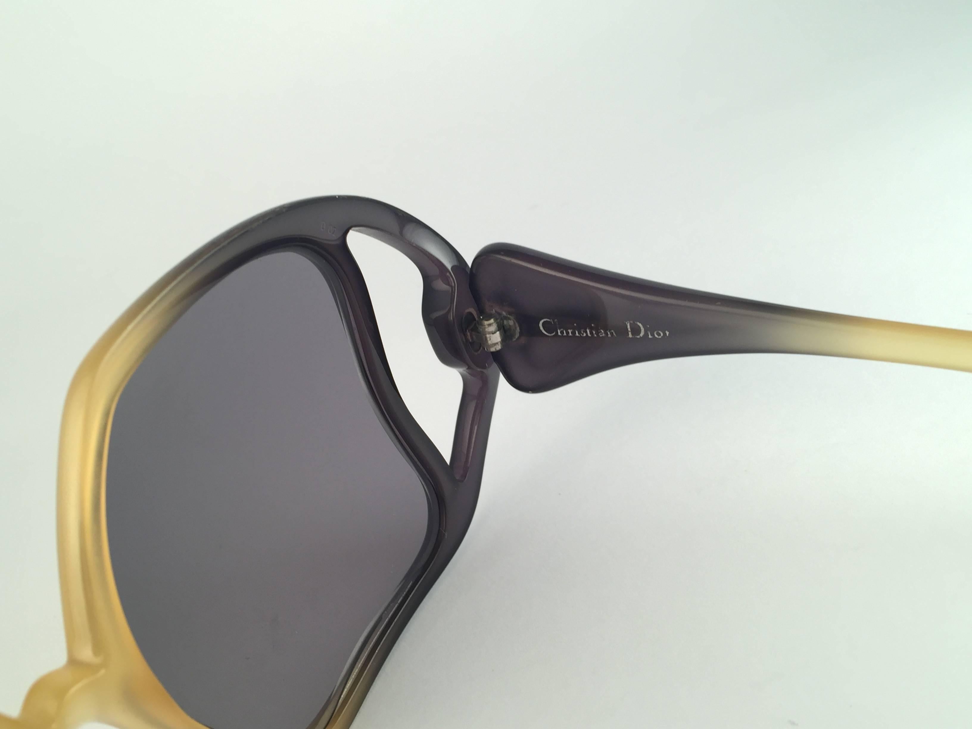 Vintage Christian D02 Avant Garde Two Tone Optyl Audrey Hepburn 1975 ...