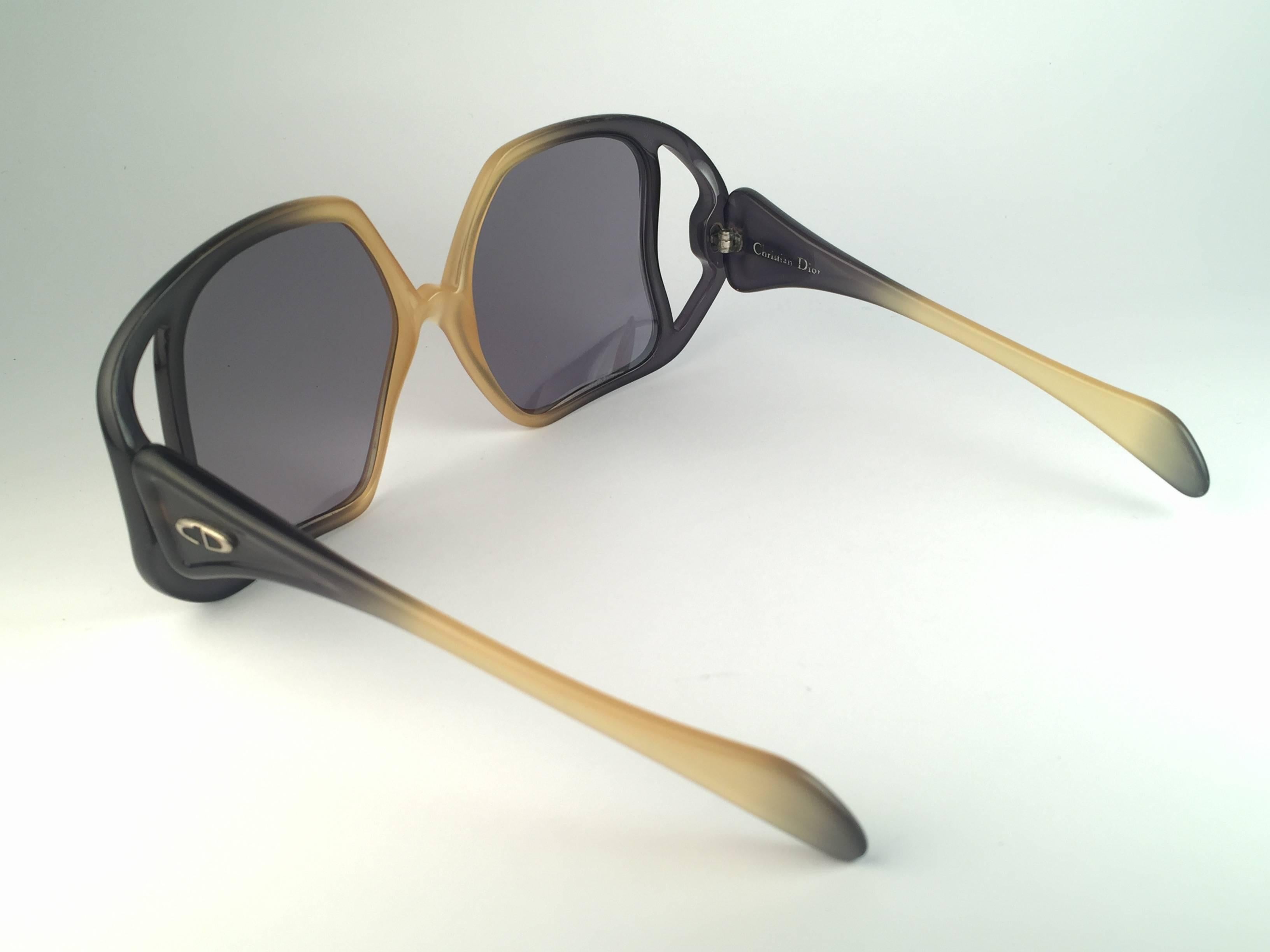 Vintage Christian D02 Avant Garde Two Tone Optyl Audrey Hepburn 1975 ...