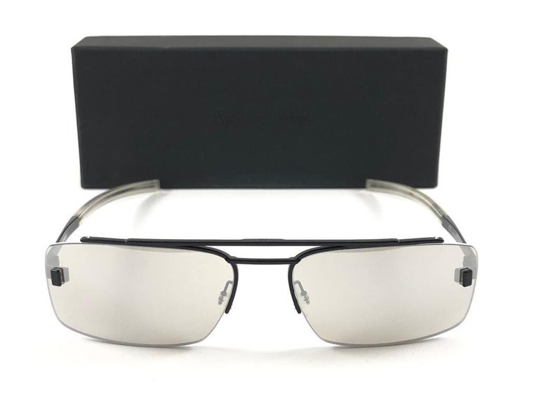 Vintage Christian Dior 0003/S Black Rimless Small Sunglasses 2000'S Y2K ...