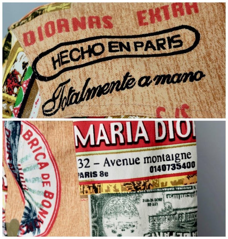 Vintage CHRISTIAN DIOR "Candy Factory" Pop Art Post Card Jacket at ...