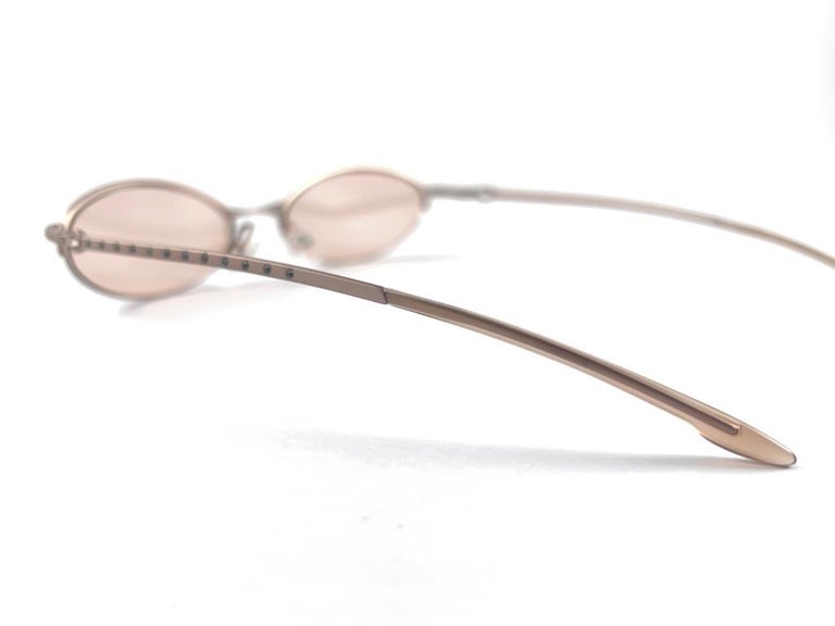 Vintage Christian Dior CD Matte Gold 2000'S Sunglasses Italy Y2K For ...