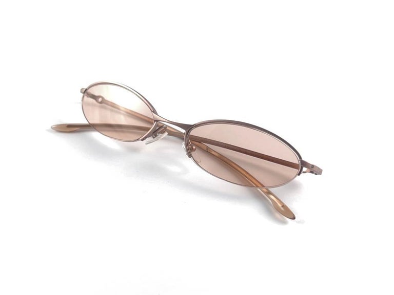 Vintage Christian Dior CD Matte Gold 2000'S Sunglasses Italy Y2K For ...