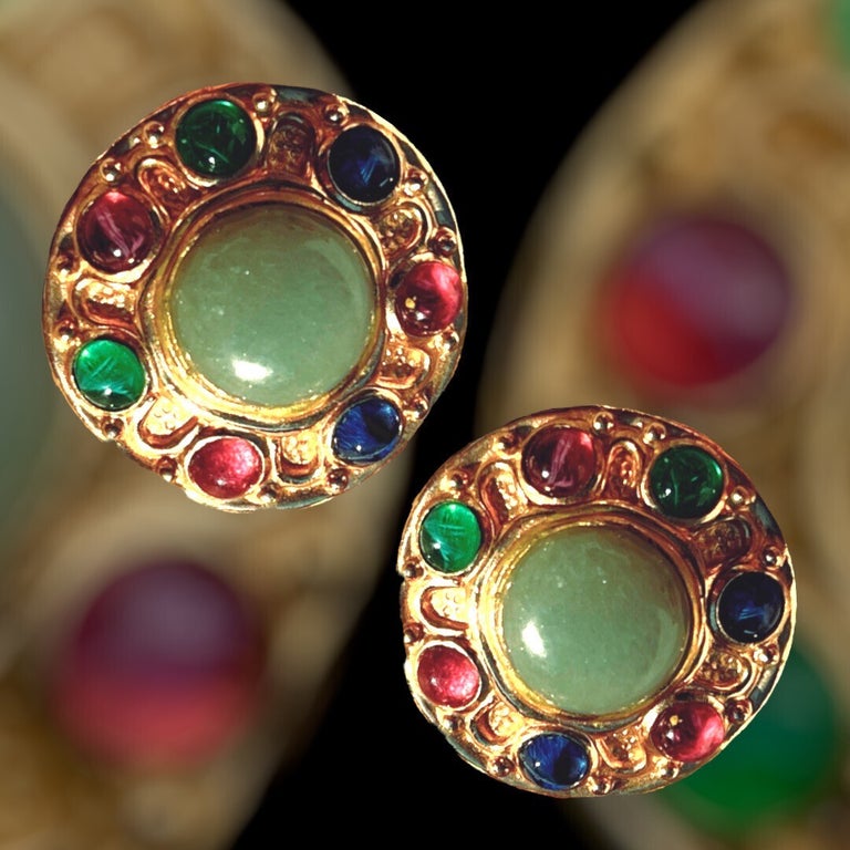 Vintage Christian DIOR earrings For Sale at 1stDibs
