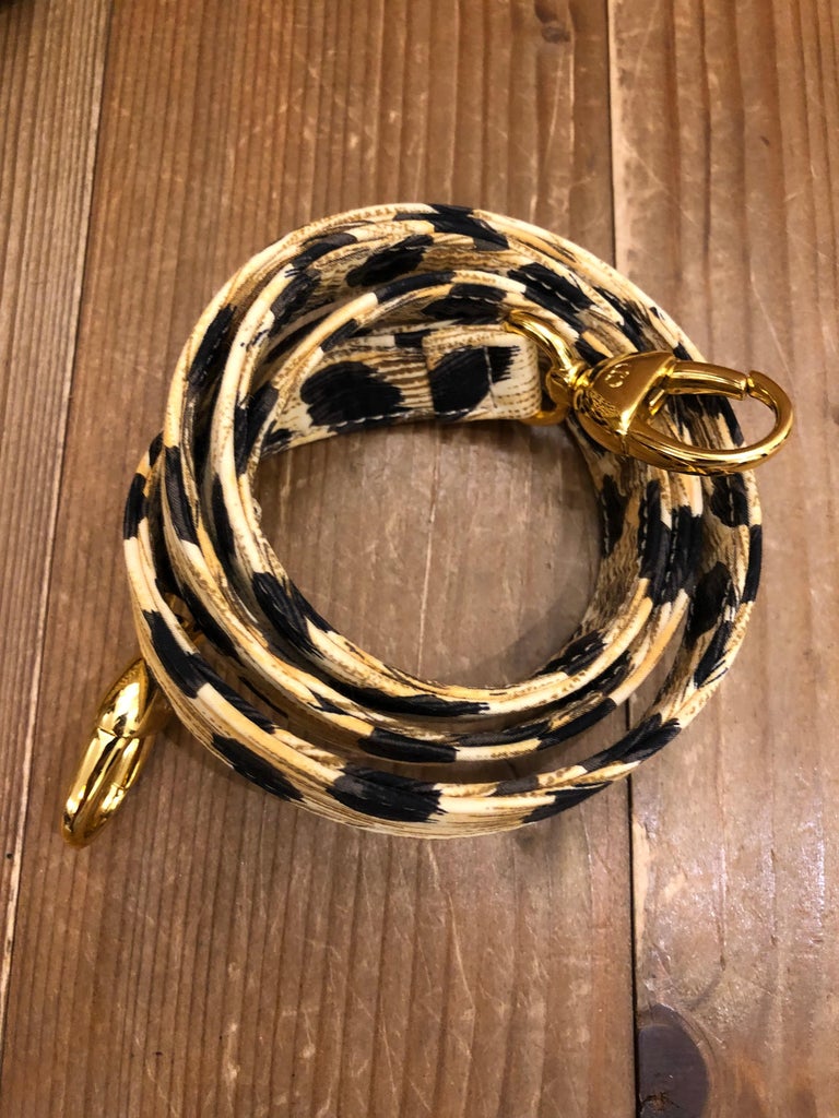 Vintage CHRISTIAN DIOR Leopard Small Lady Dior 2-Way Handbag Rattan ...