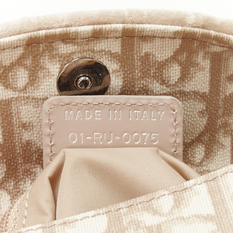 vintage CHRISTIAN DIOR Y2K Oblique Romantique Trotter monogram velvet ...