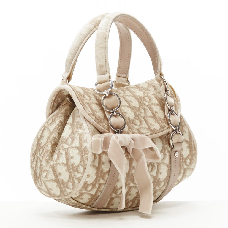 vintage CHRISTIAN DIOR Y2K Oblique Romantique Trotter monogram velvet ...
