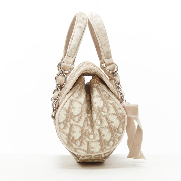 vintage CHRISTIAN DIOR Y2K Oblique Romantique Trotter monogram velvet ...