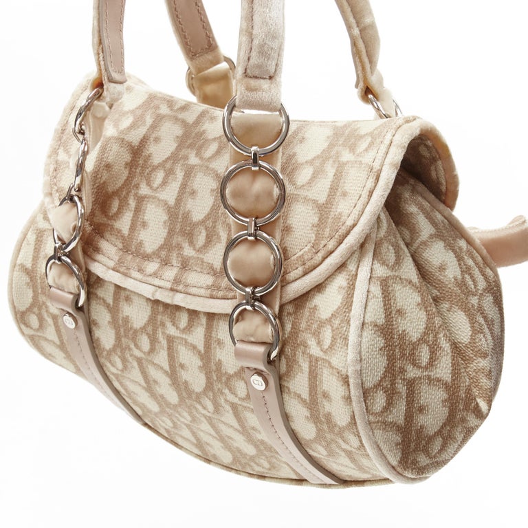 vintage CHRISTIAN DIOR Y2K Oblique Romantique Trotter monogram velvet ...