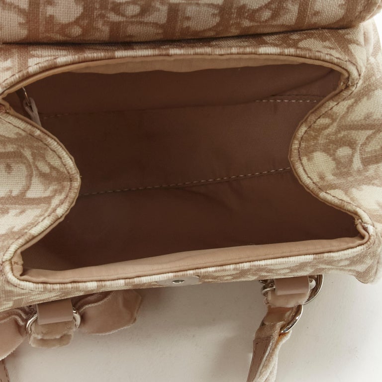 vintage CHRISTIAN DIOR Y2K Oblique Romantique Trotter monogram velvet ...