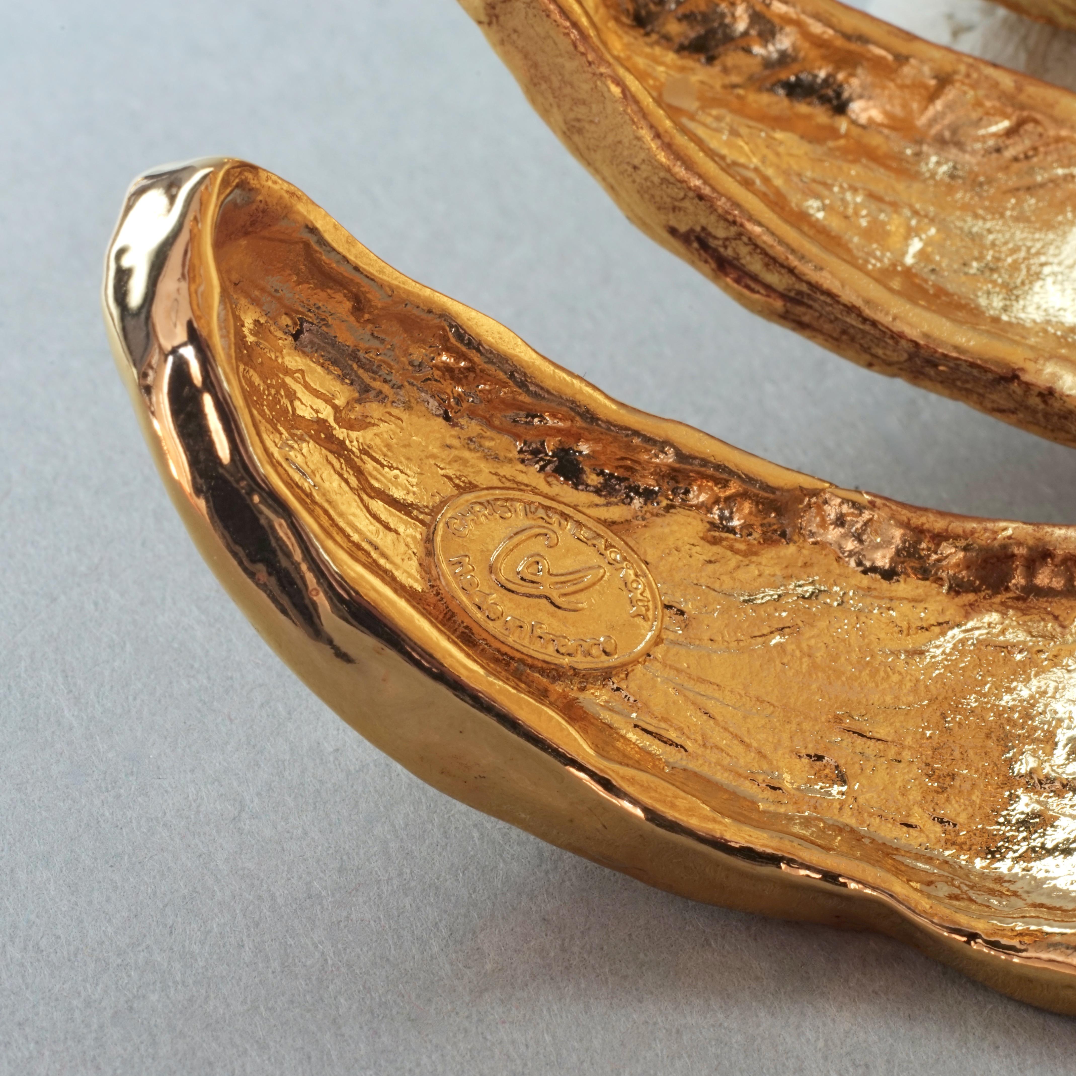 Vintage CHRISTIAN LACROIX Graffiti Claw Cuff Bracelet For Sale at ...