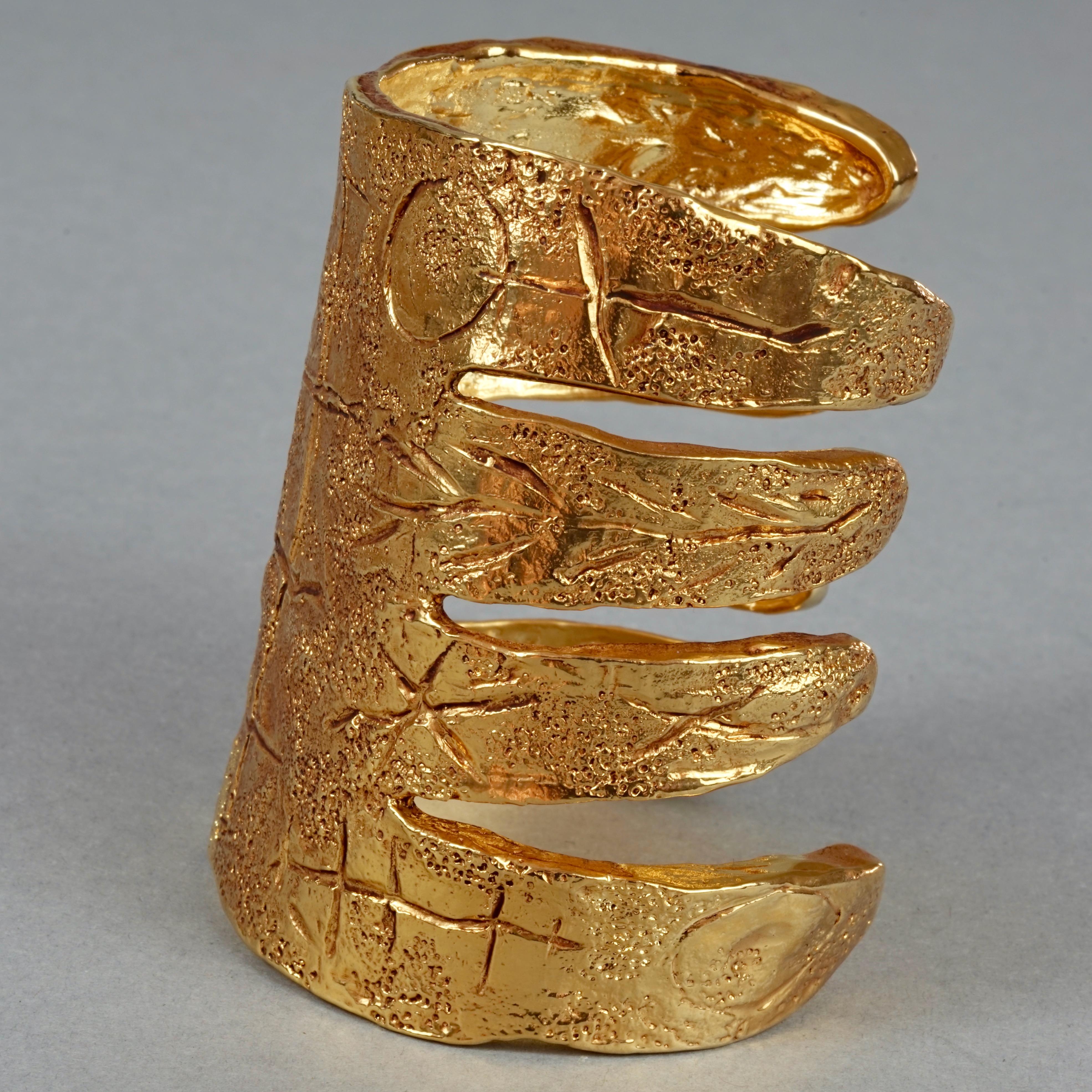 Vintage CHRISTIAN LACROIX Graffiti Claw Cuff Bracelet For Sale at ...