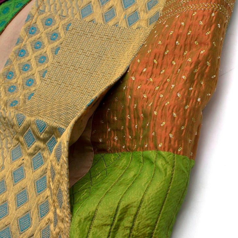 Vintage Christian Lacroix patchwork jacket US 8 at 1stDibs