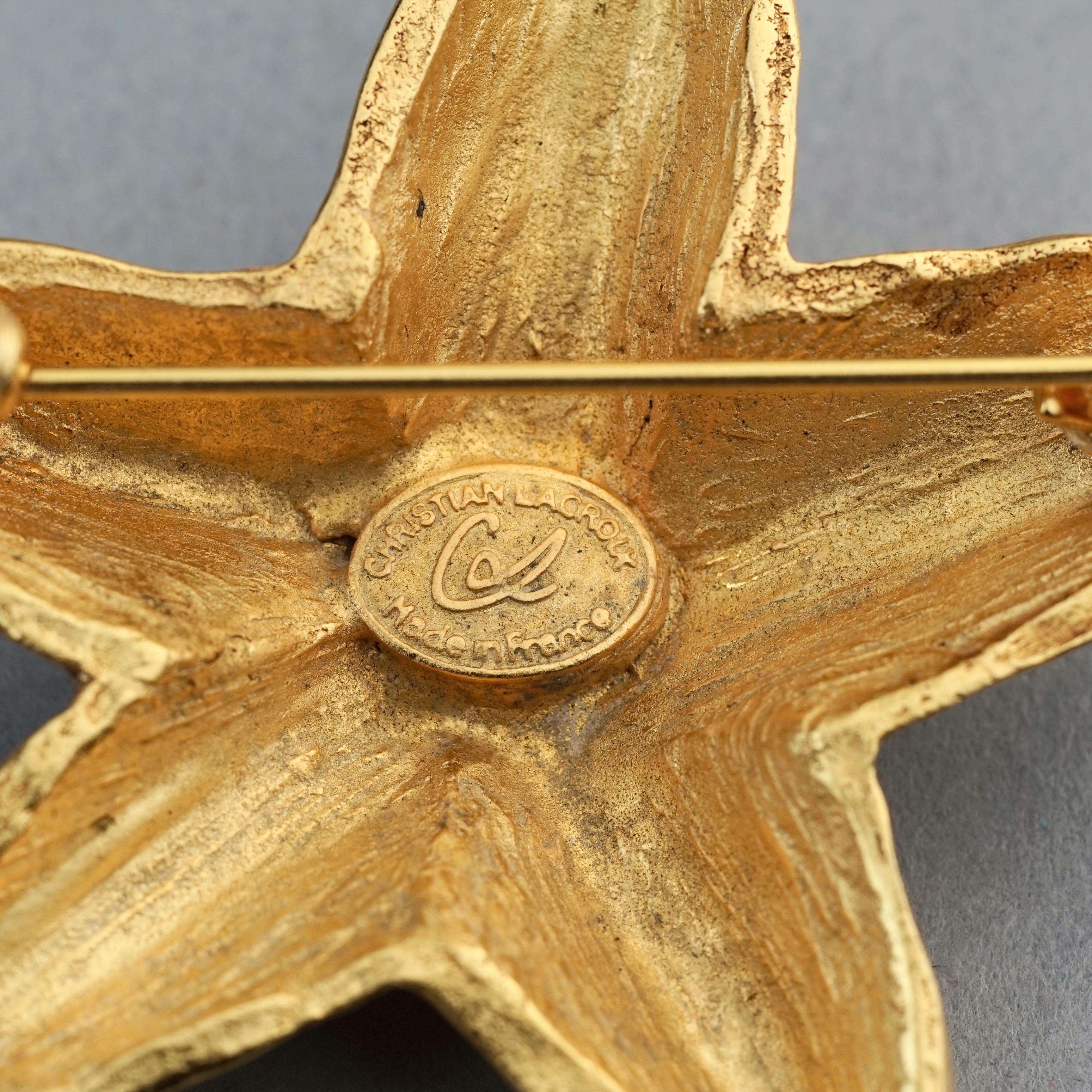 Vintage CHRISTIAN LACROIX Starfish Brooch For Sale at 1stDibs ...
