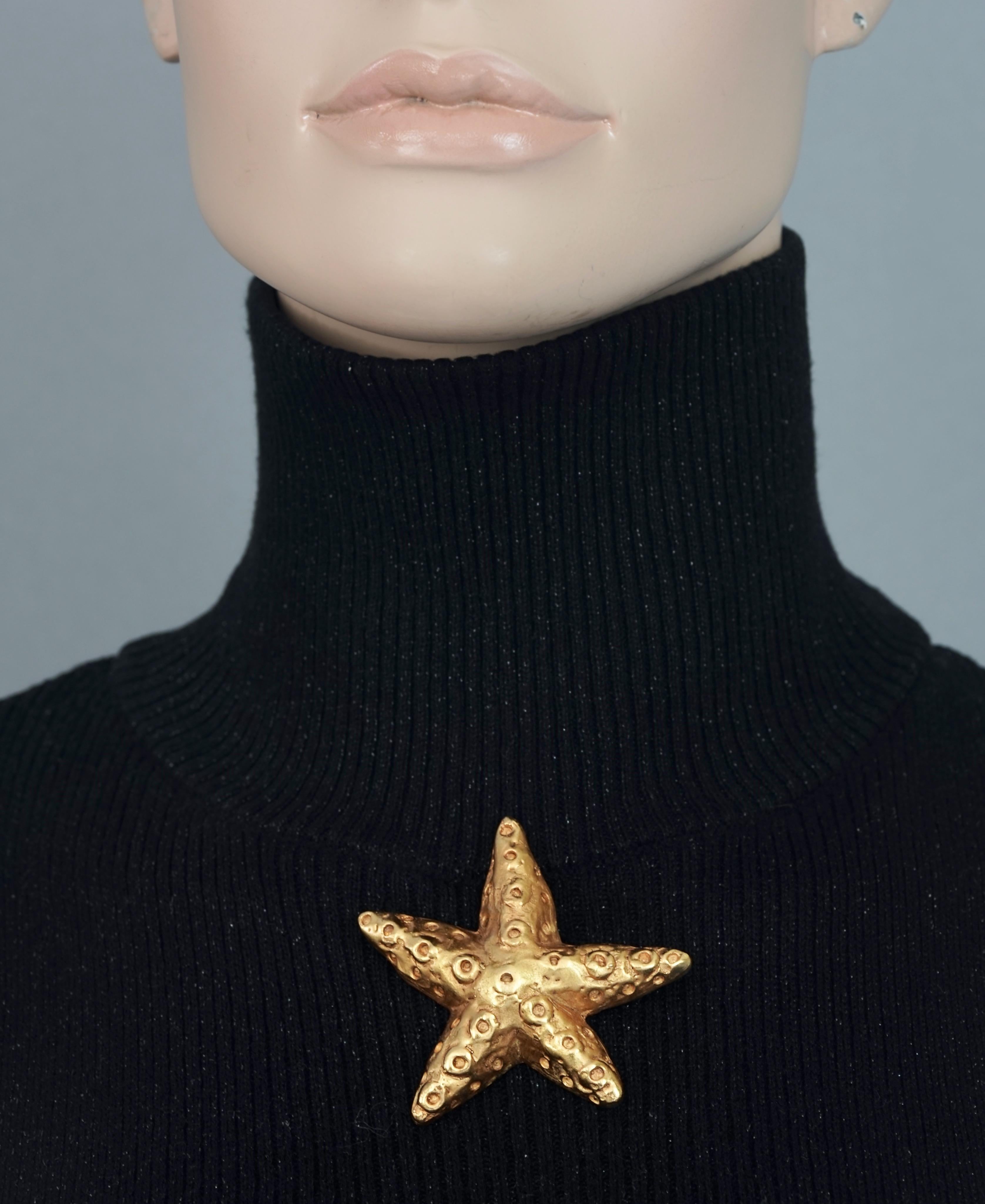 Vintage CHRISTIAN LACROIX Starfish Brooch For Sale at 1stDibs ...