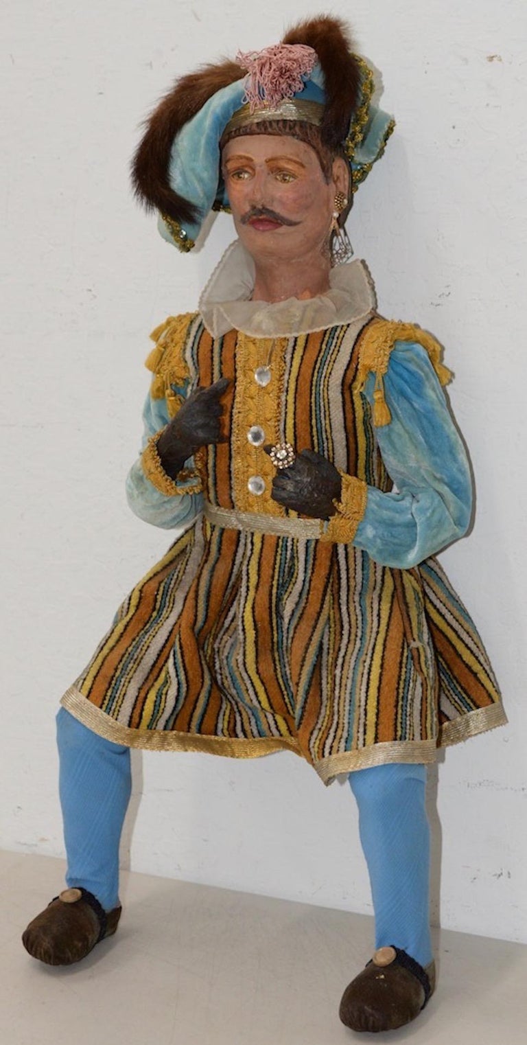 Vintage Christmas Holiday Musketeer Doll, circa 1940s-1950s For Sale at ...