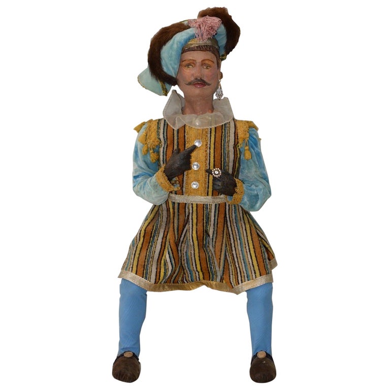 Vintage Christmas Holiday Musketeer Doll, circa 1940s-1950s For Sale at ...