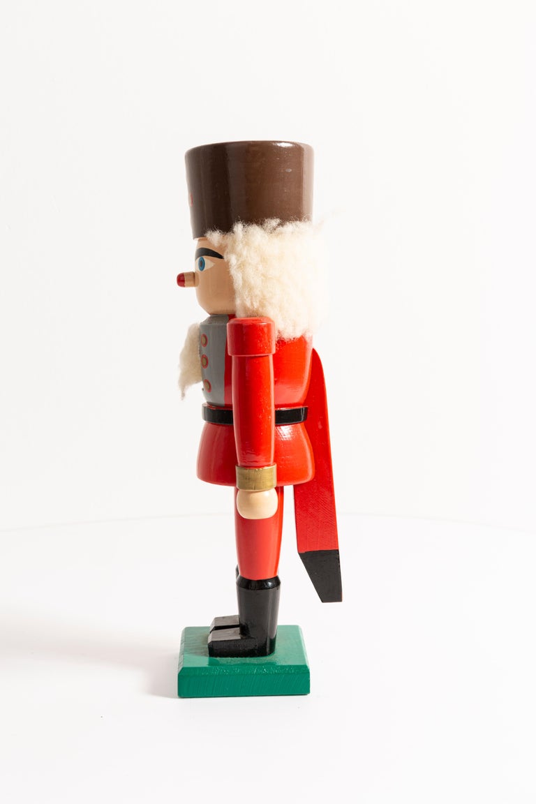 Vintage Christmas Nutcracker Wood, Erzgebirge, Germany, 1970s For Sale ...