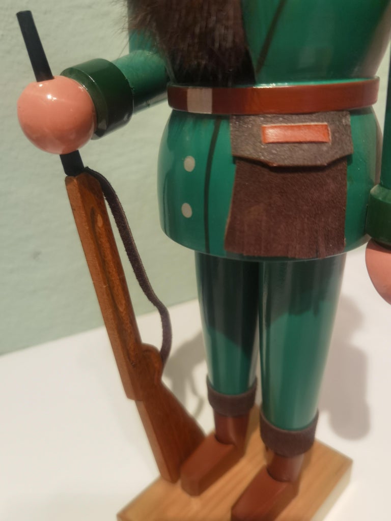 Vintage Christmas Nutcracker Wood Erzgebirge, Germany For Sale at 1stDibs