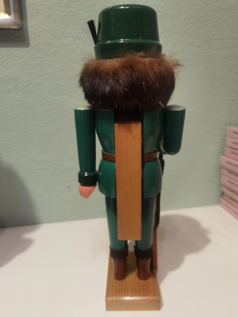 Vintage Christmas Nutcracker Wood Erzgebirge, Germany For Sale at 1stDibs