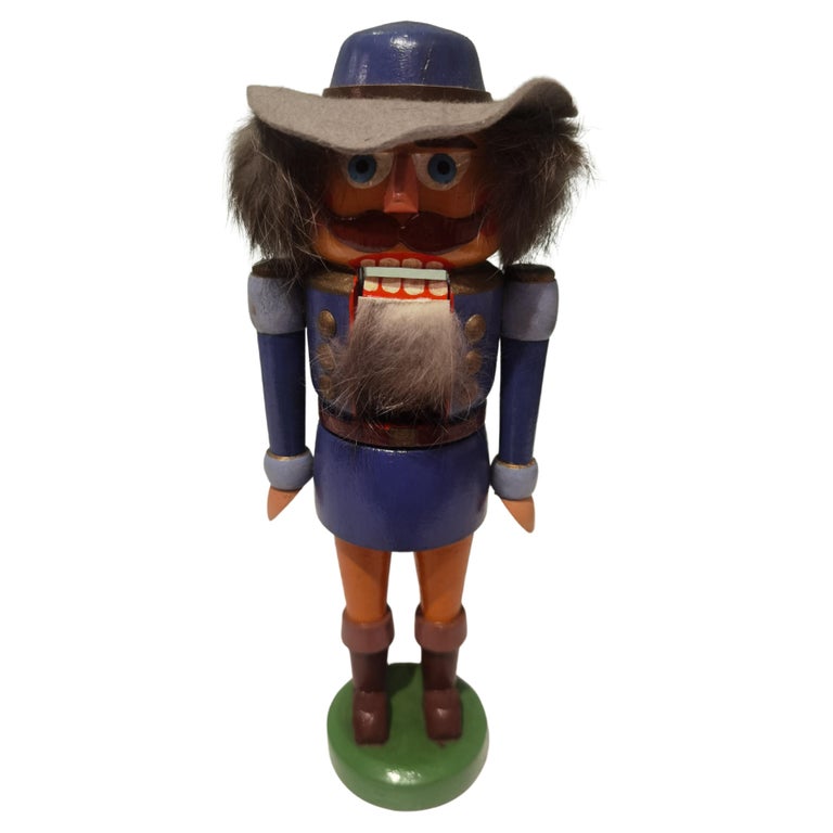 Vintage Christmas Nutcracker Wood Erzgebirge, Germany at 1stDibs