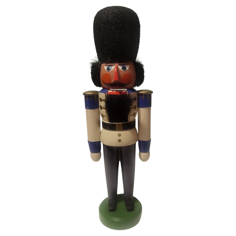 Vintage Christmas Nutcracker Wood Erzgebirge, Germany at 1stDibs
