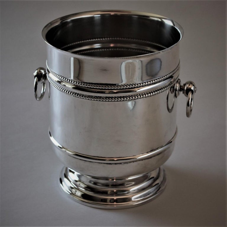 Vintage Christofle France Pattern Silver Plated "Perles" Champagne ...