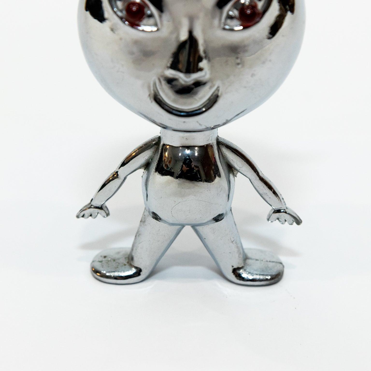 Vintage Chrome Alien Lighter For Sale at 1stDibs