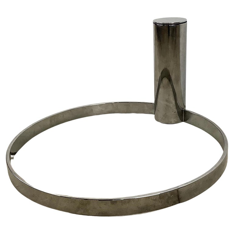 Vintage Chrome Coffee Table Base- Leon Rosen Style For Sale at 1stDibs