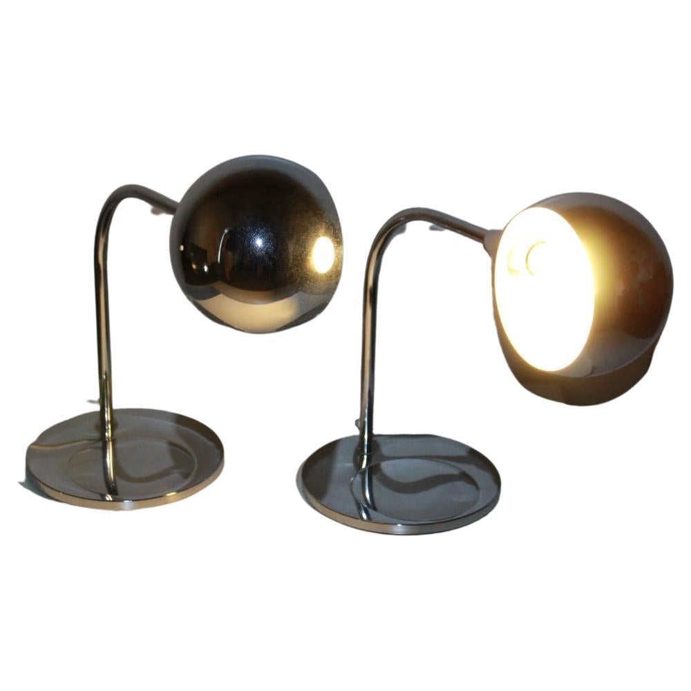 Vintage table Lamps, Set of Two, Gammalux, Italy, 1970s For Sale at 1stDibs