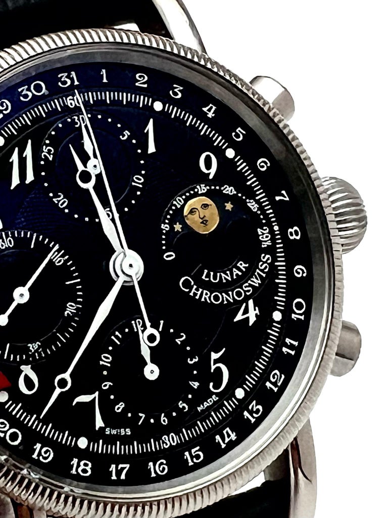 Vintage Chronoswiss Lunar Chronograph For Sale at 1stDibs