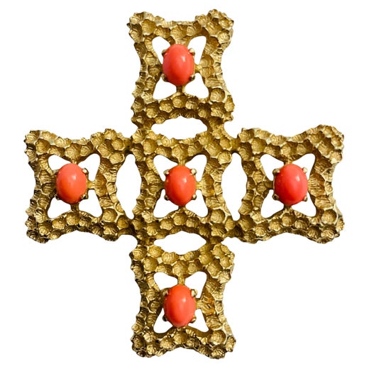 Ciner Enamel Pierrot brooch at 1stDibs