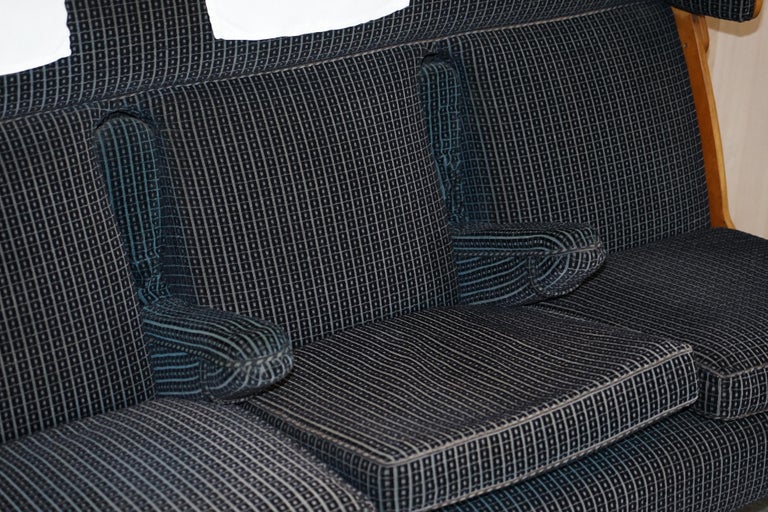 Vintage circa 1950's British Railways Train Sofa Bench Seating Drop ...