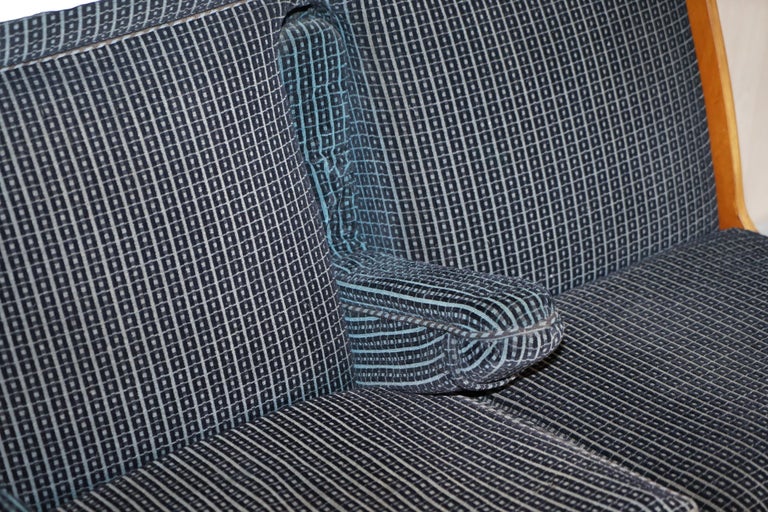 Vintage circa 1950's British Railways Train Sofa Bench Seating Drop ...