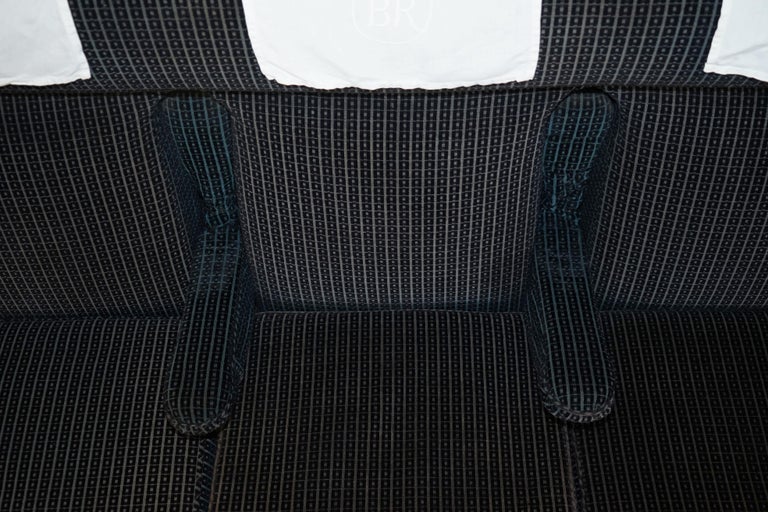 Vintage circa 1950's British Railways Train Sofa Bench Seating Drop ...