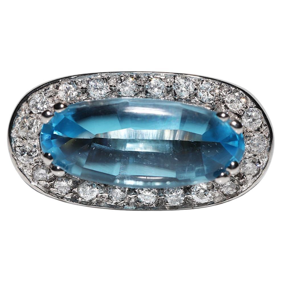 Vintage 14k Gold Circa 1990s Natural Diamond Amethyst Decorated Ring ...