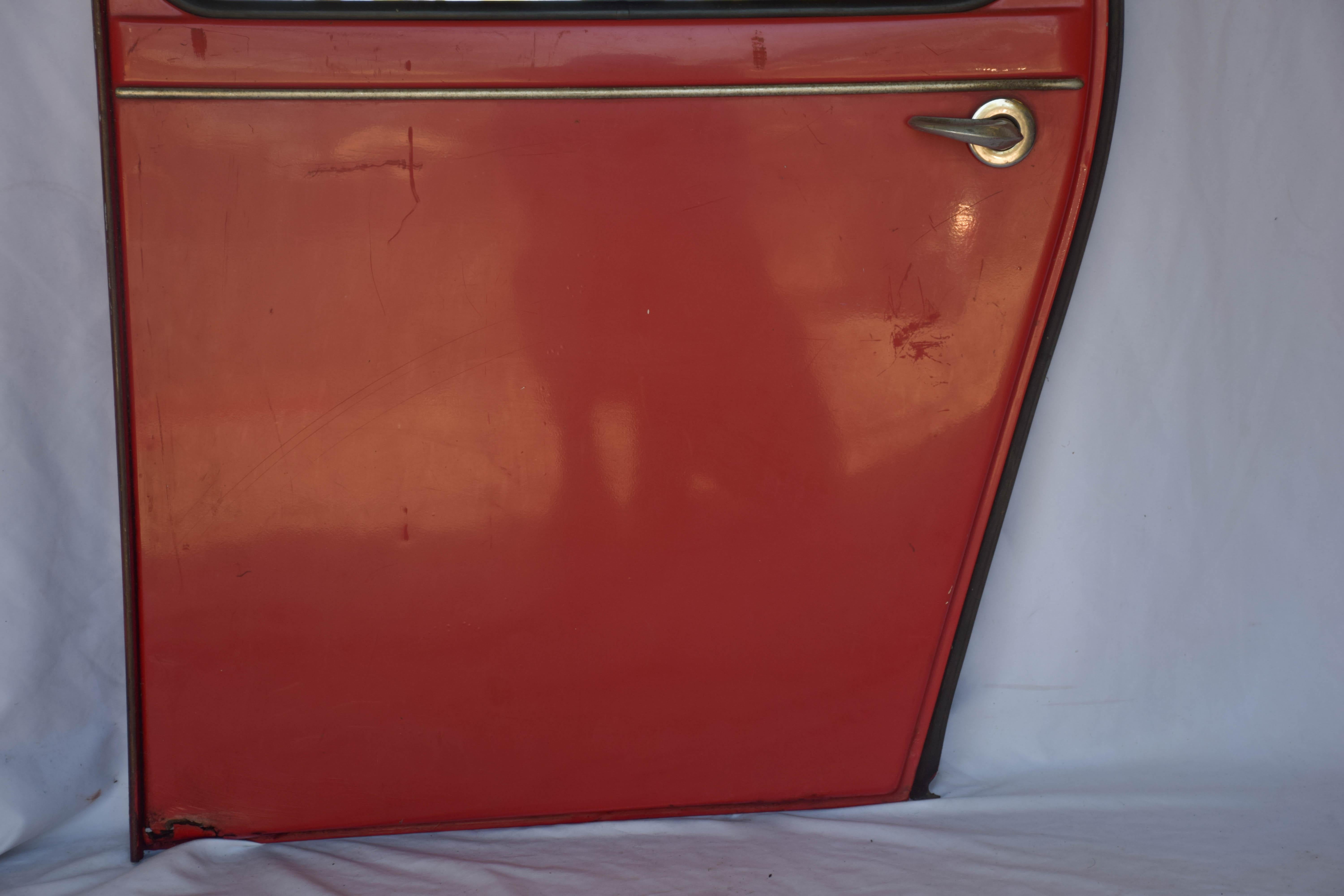Vintage Citroen 2CV Red Car Door at 1stDibs | vintage citroen cars ...