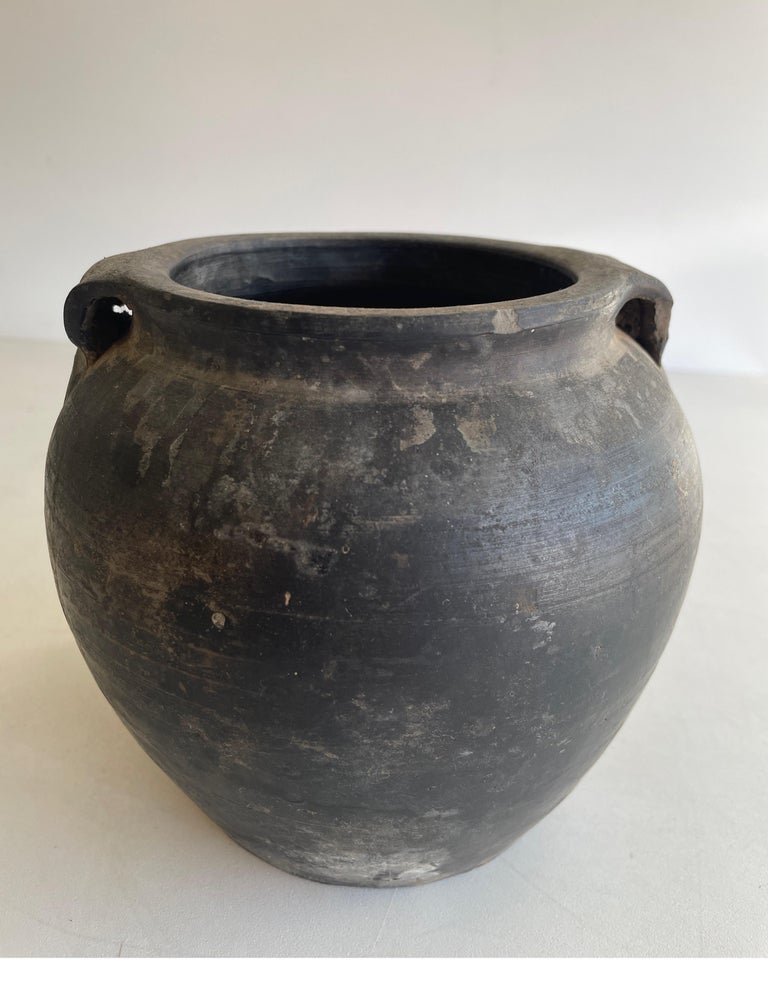 Vintage Clay Pottery Dark Gray For Sale at 1stDibs | gray clay pottery
